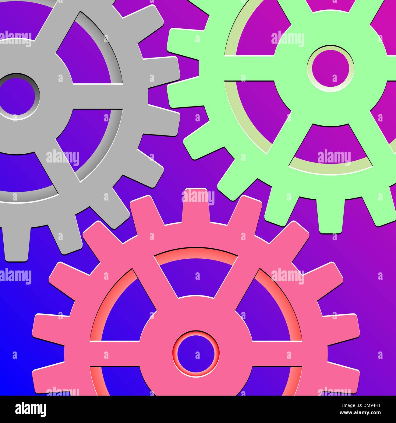 gear box mechanism Stock Vector Image & Art - Alamy