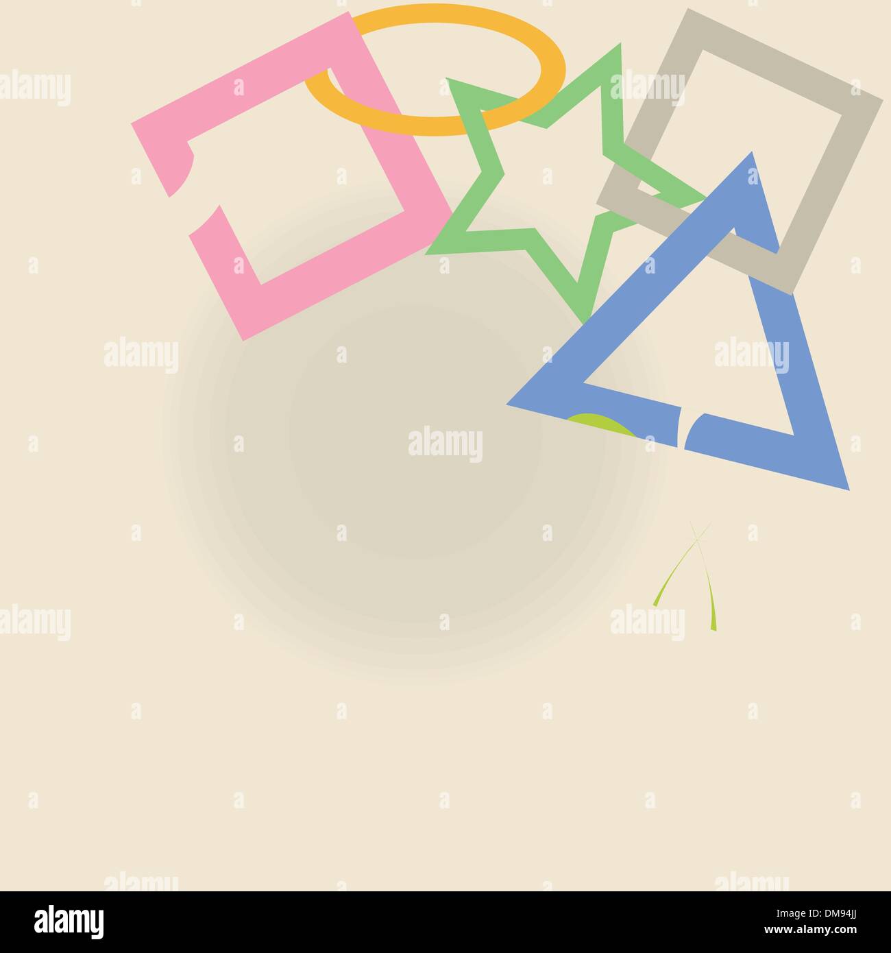 Geometric shapes vector Stock Vector Images - Alamy