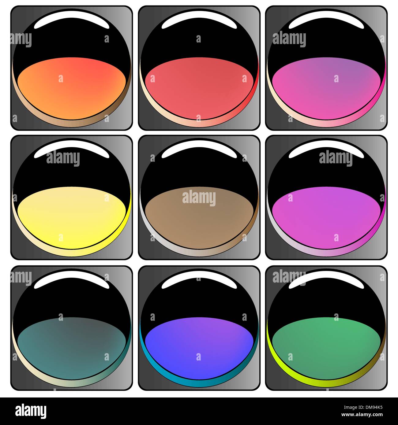 Abstract colored background collection Stock Vector Images - Alamy