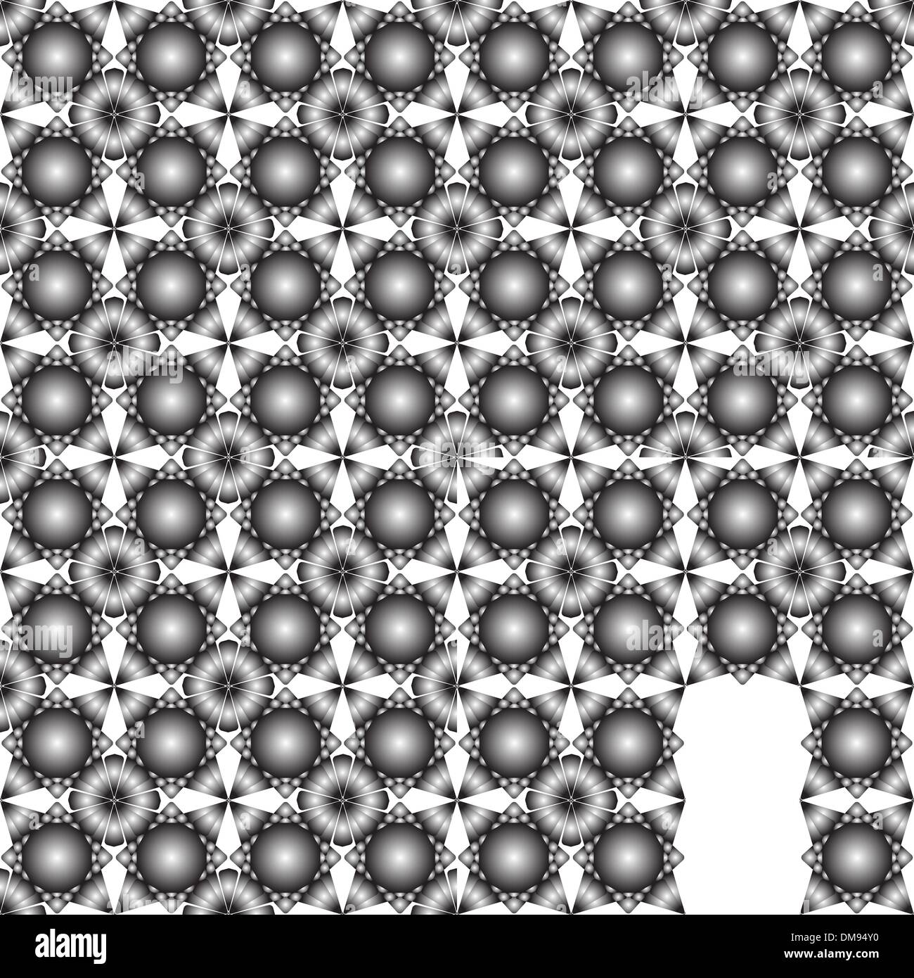 gray seamless flowers texture Stock Vector Image & Art - Alamy