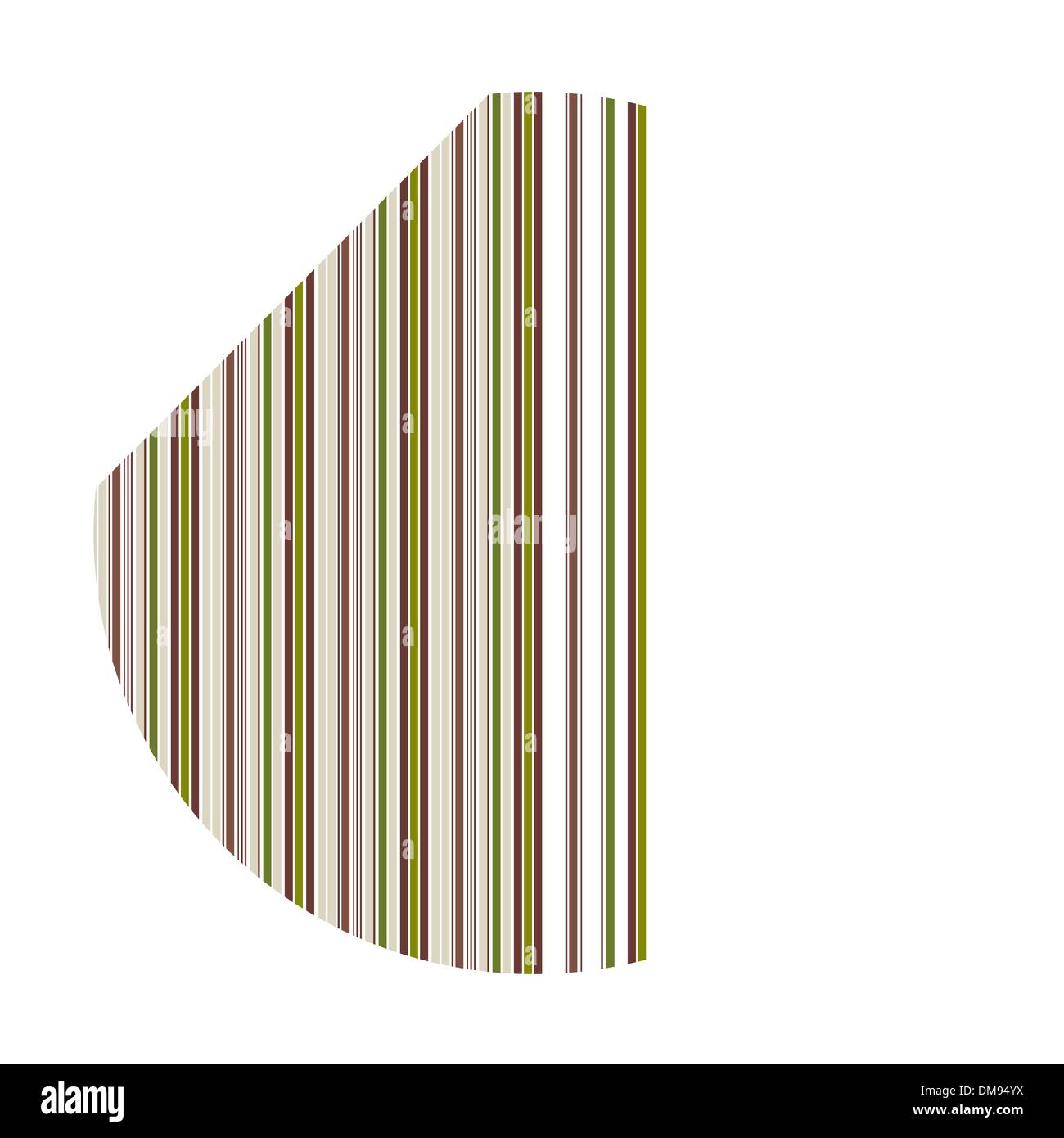 Yellow with green stripes Cut Out Stock Images & Pictures - Alamy