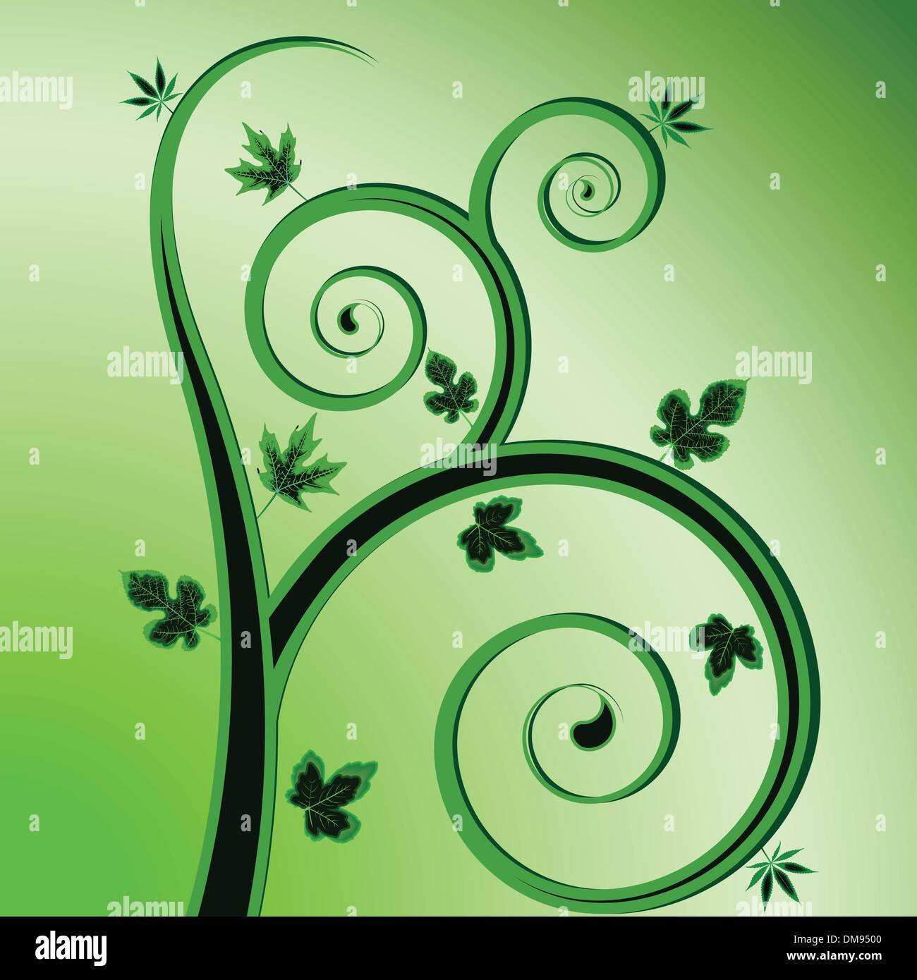 green plant design Stock Vector Image & Art - Alamy