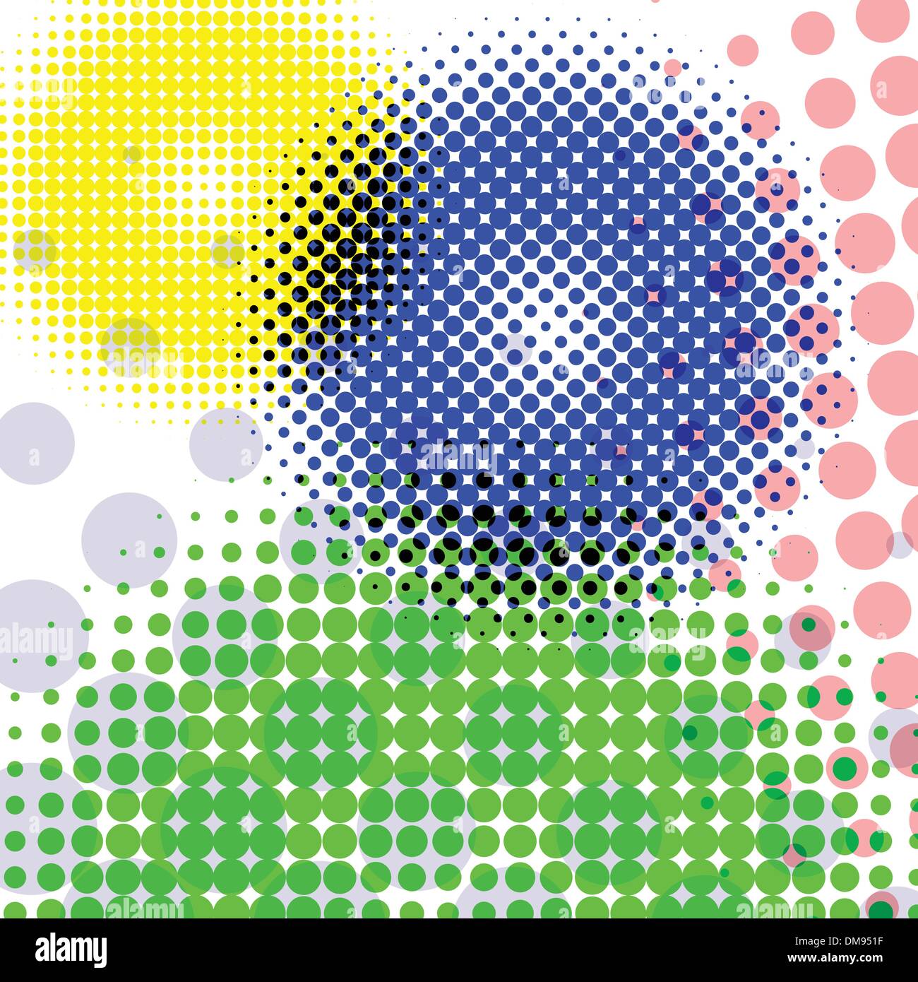 halftone round pattern Stock Vector Image & Art - Alamy