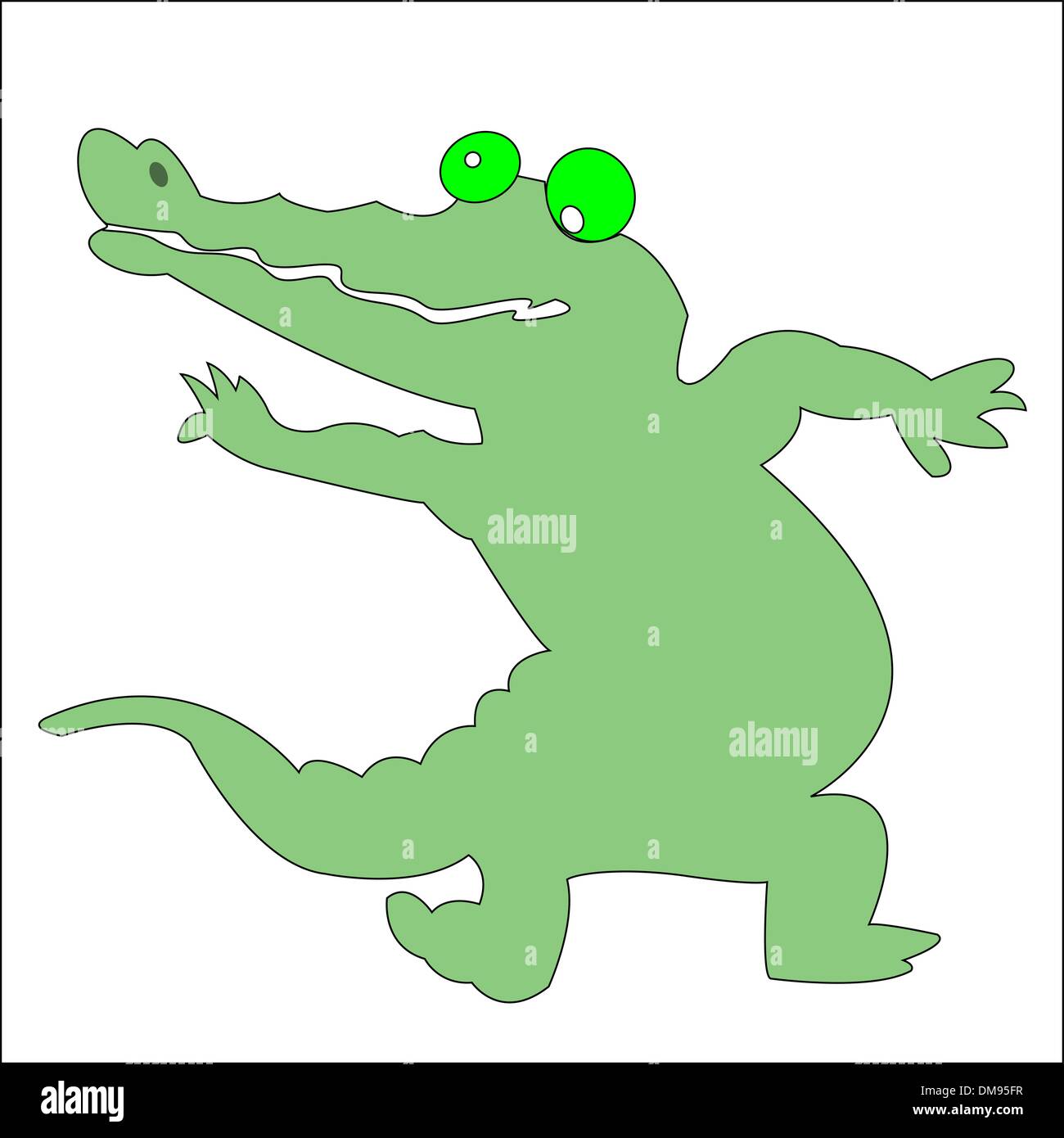 Crocodile vector vectors hi-res stock photography and images - Alamy
