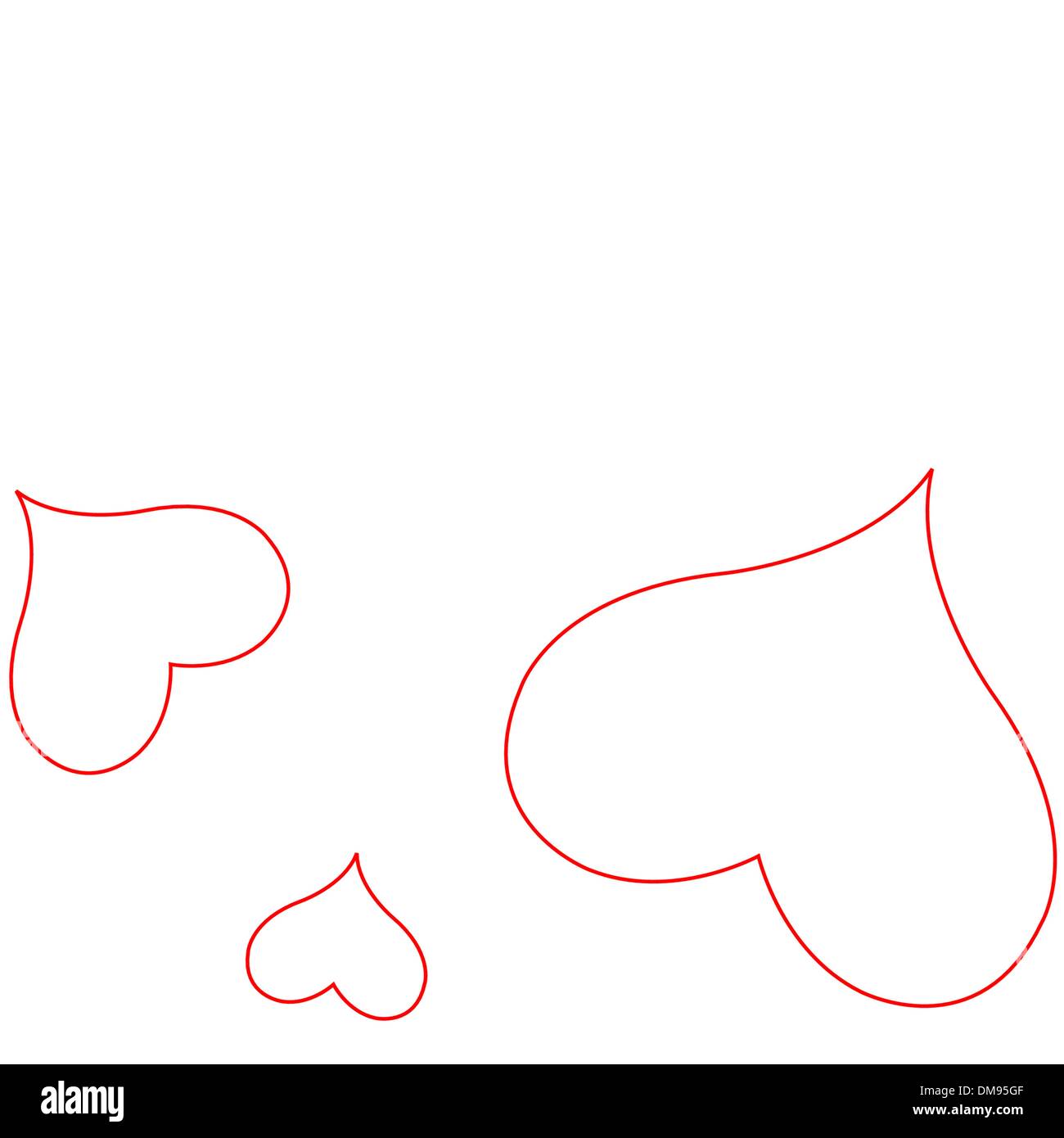 Heart pattern vector Stock Vector Images - Alamy