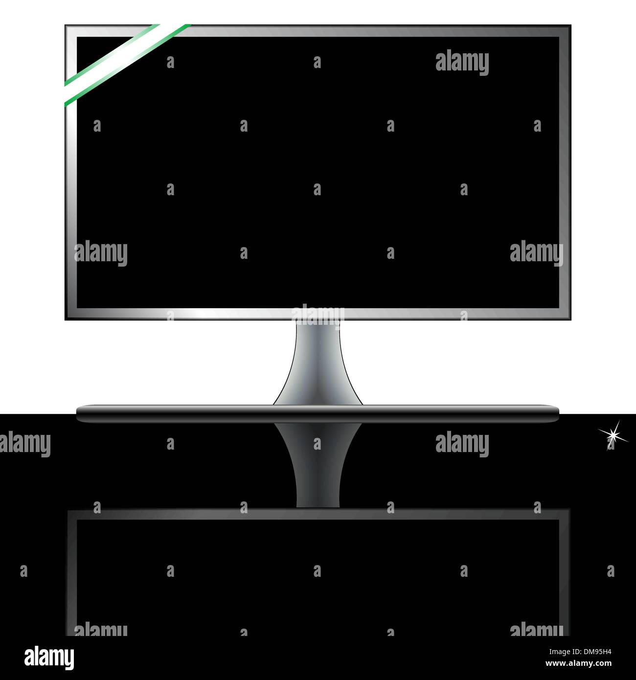 Watching tv home cinema Stock Vector Images - Alamy