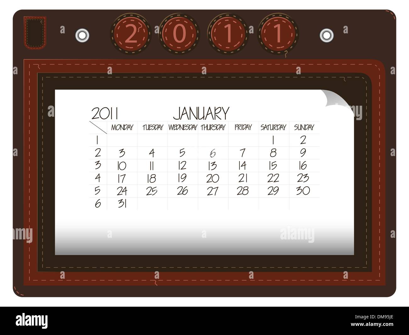 January 2011 Stock Vector Images - Alamy