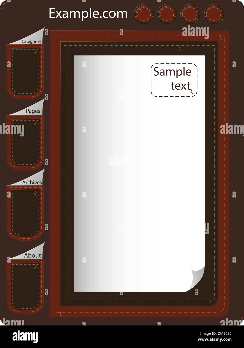 Rich leather texture Stock Vector Images - Alamy