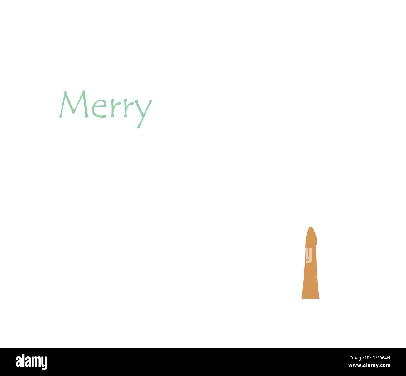 Christmas merry art Cut Out Stock Images & Pictures - Alamy