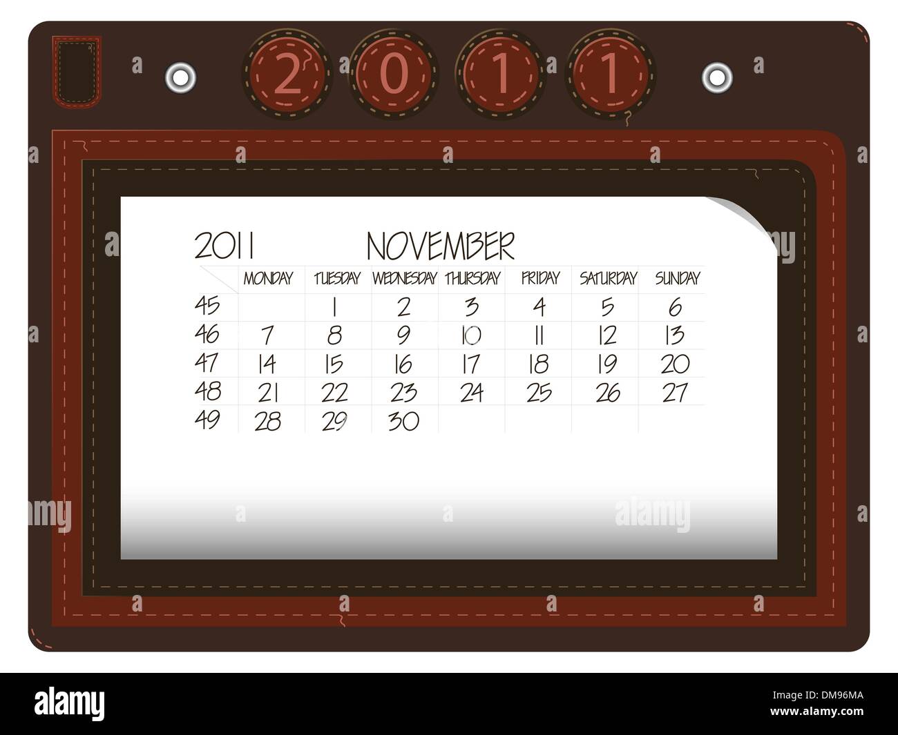 November wallpaper Stock Vector Images - Alamy
