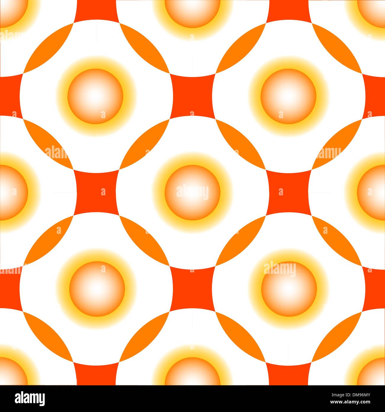 orange circles seamless pattern Stock Vector Image & Art - Alamy