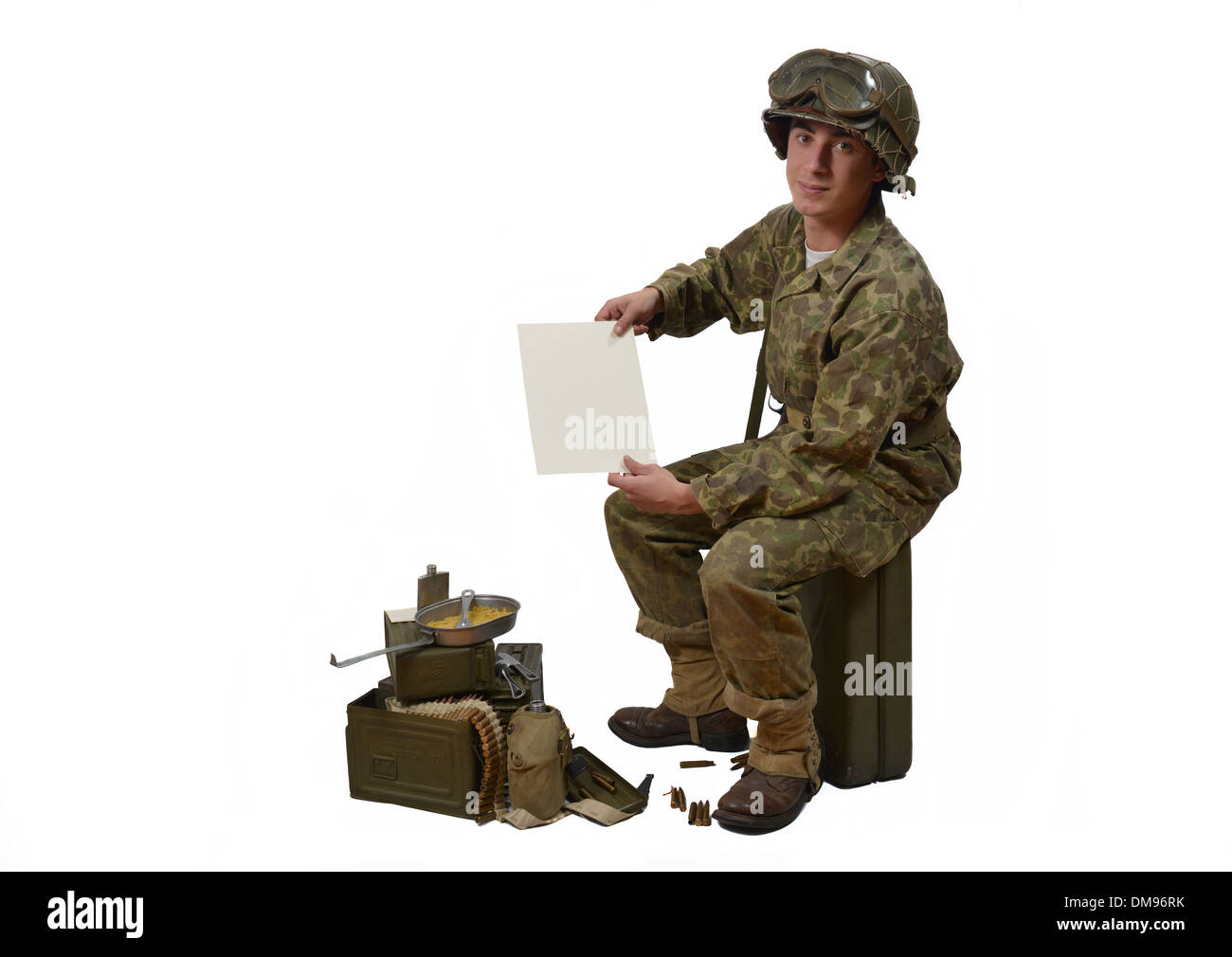 World war two soldier letter hi-res stock photography and images - Alamy