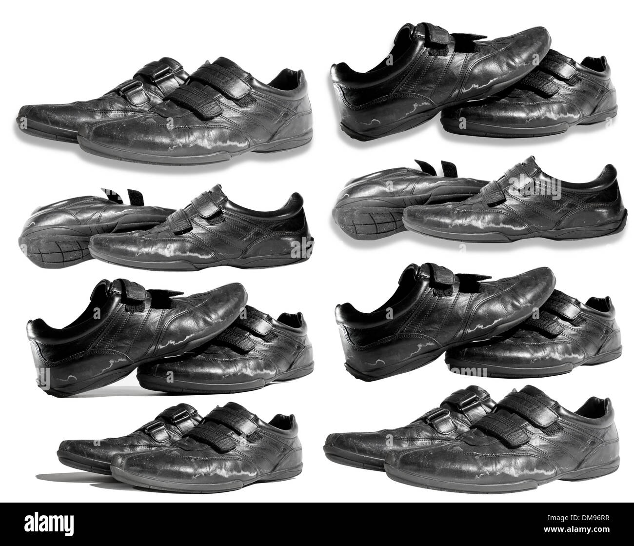 Dirty shoes Black and White Stock Photos & Images - Alamy