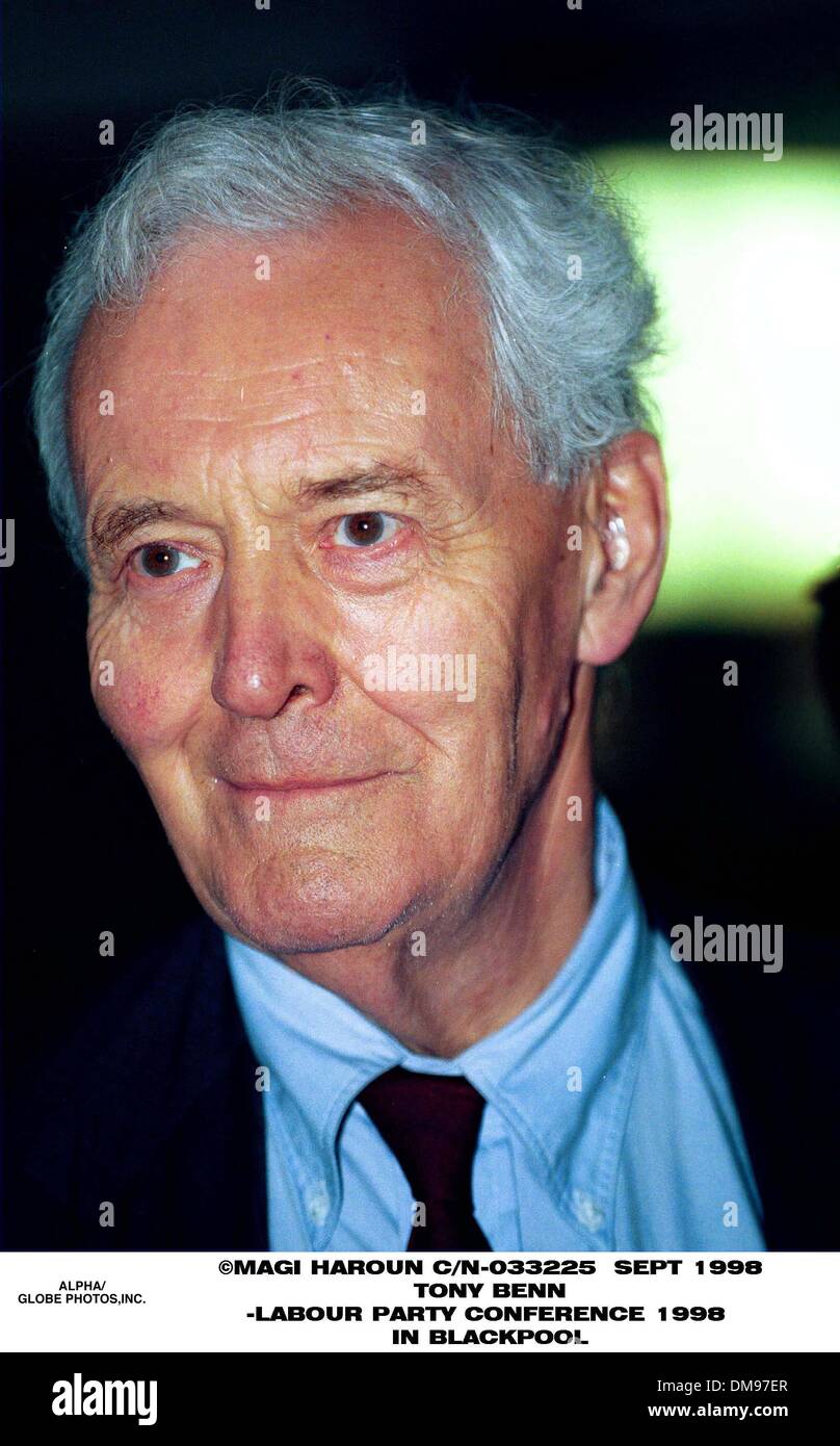 Sept. 30, 1998 - Blackpool, Great Britain - SEPT 1998 TONY BENN ATTEND ...