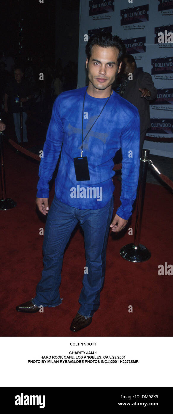 Aug. 30, 2001 - Los Angeles, CALIFORNIA, USA - COLTIN SCOTT.CHARITY JAM ...