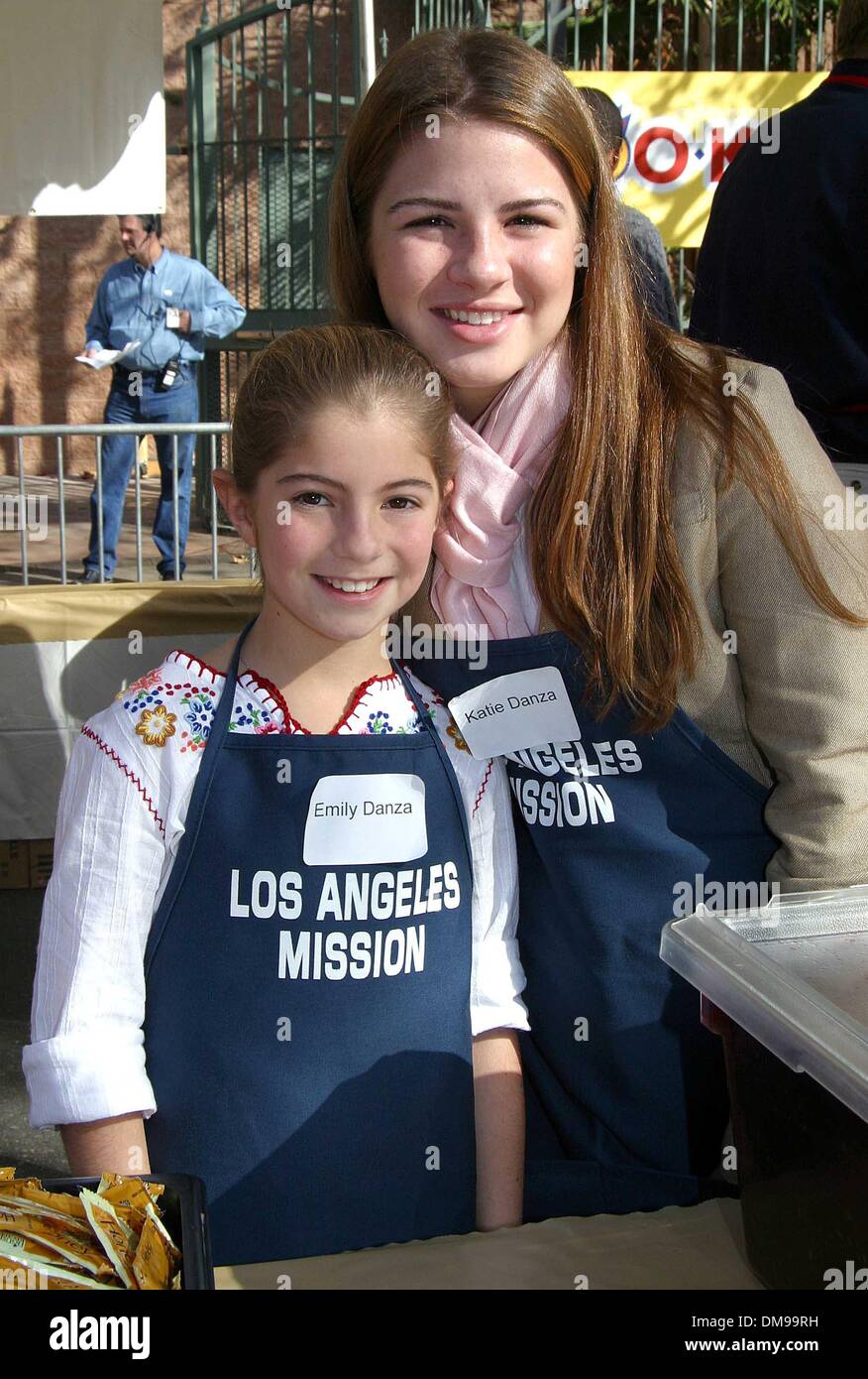 Nov. 27, 2002 - Los Angeles, CALIFORNIA, USA - EMILY AND KATIE DANZA ...