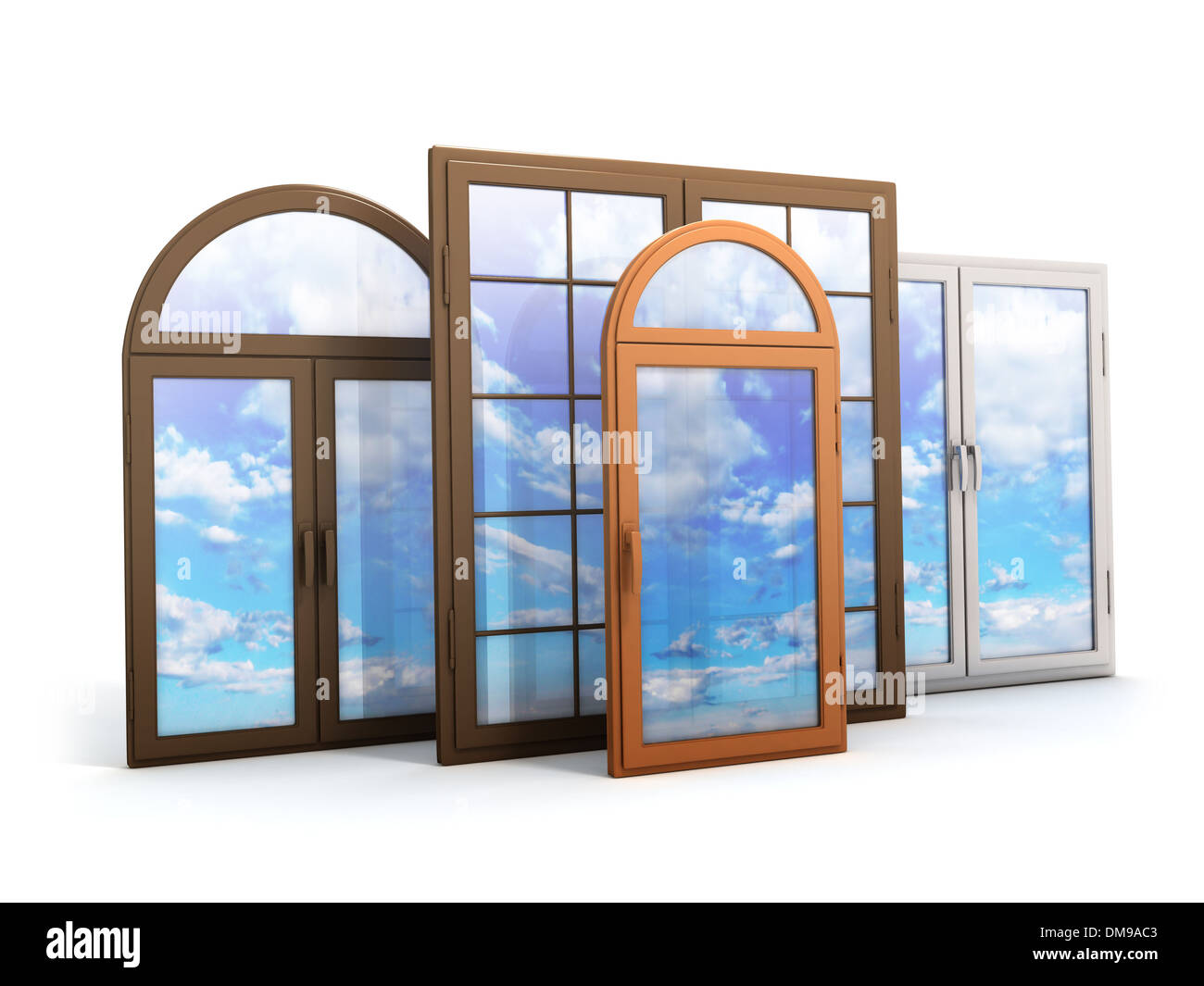 Windows window Cut Out Stock Images & Pictures - Alamy