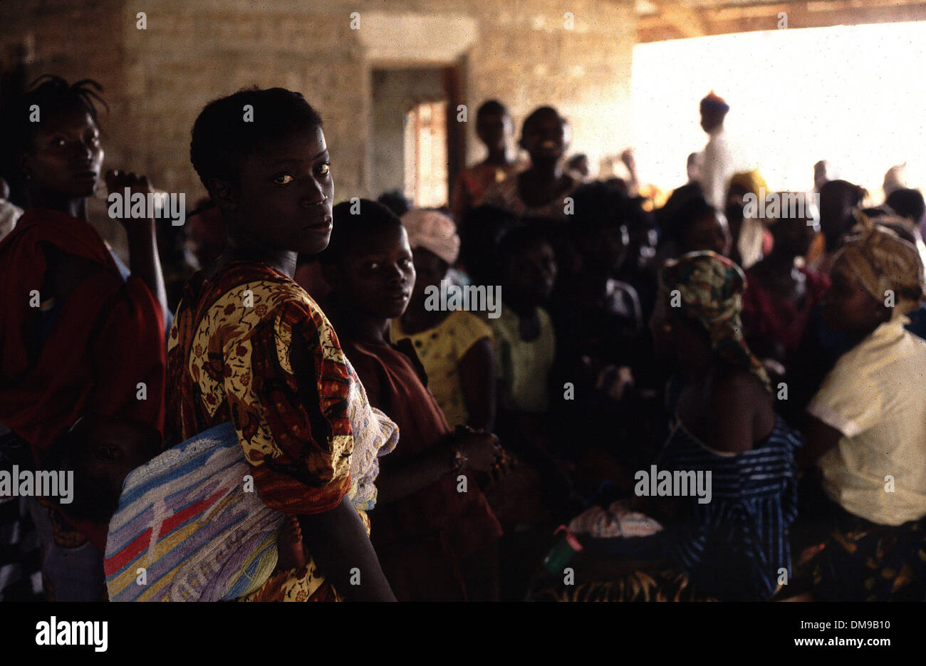 Mar 05, 1993 - Makeni, Sierra Leone - Mothers with children at ...