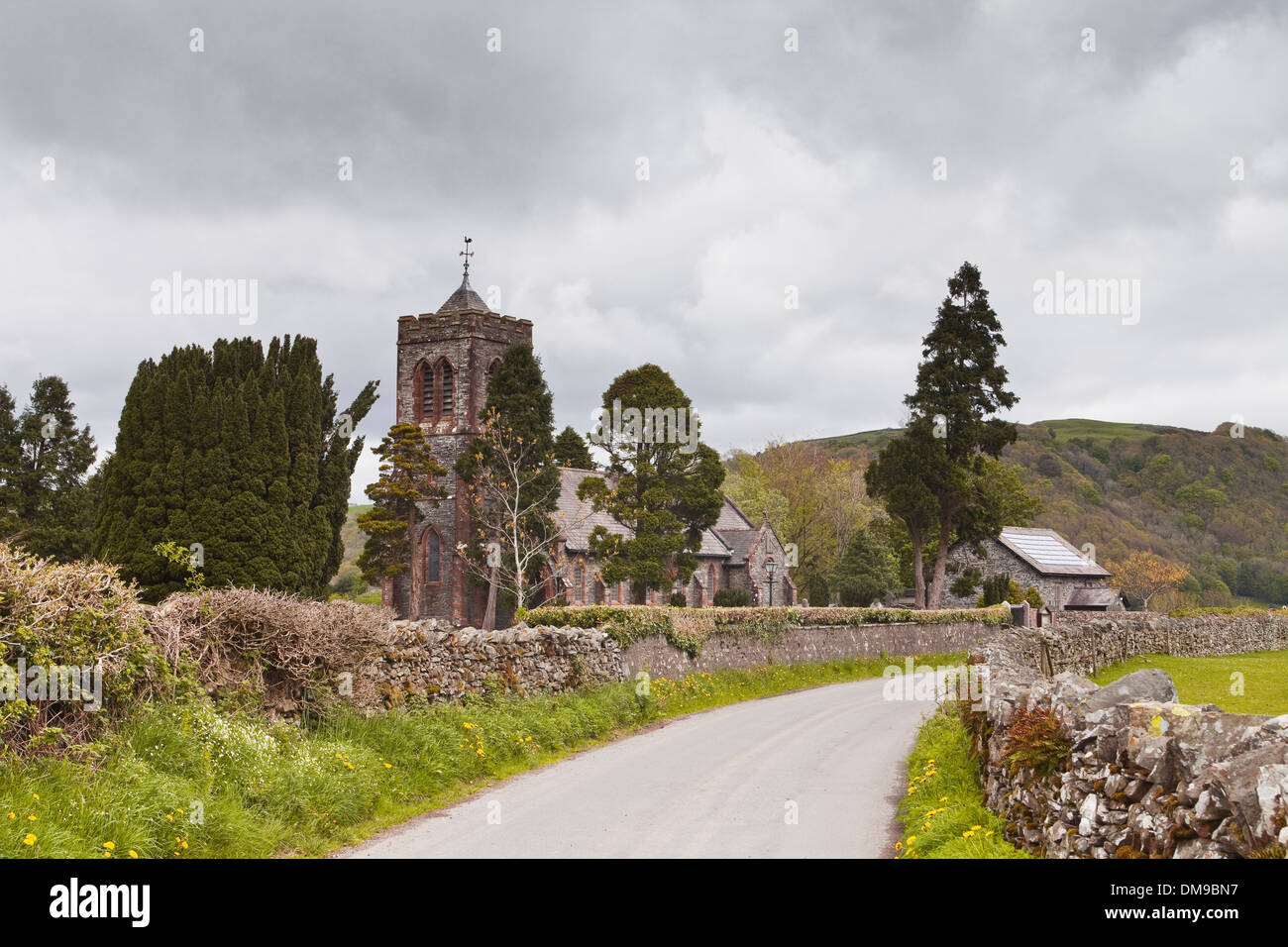 St Luke's church in the village of Lowick. The church is in the Lake ...