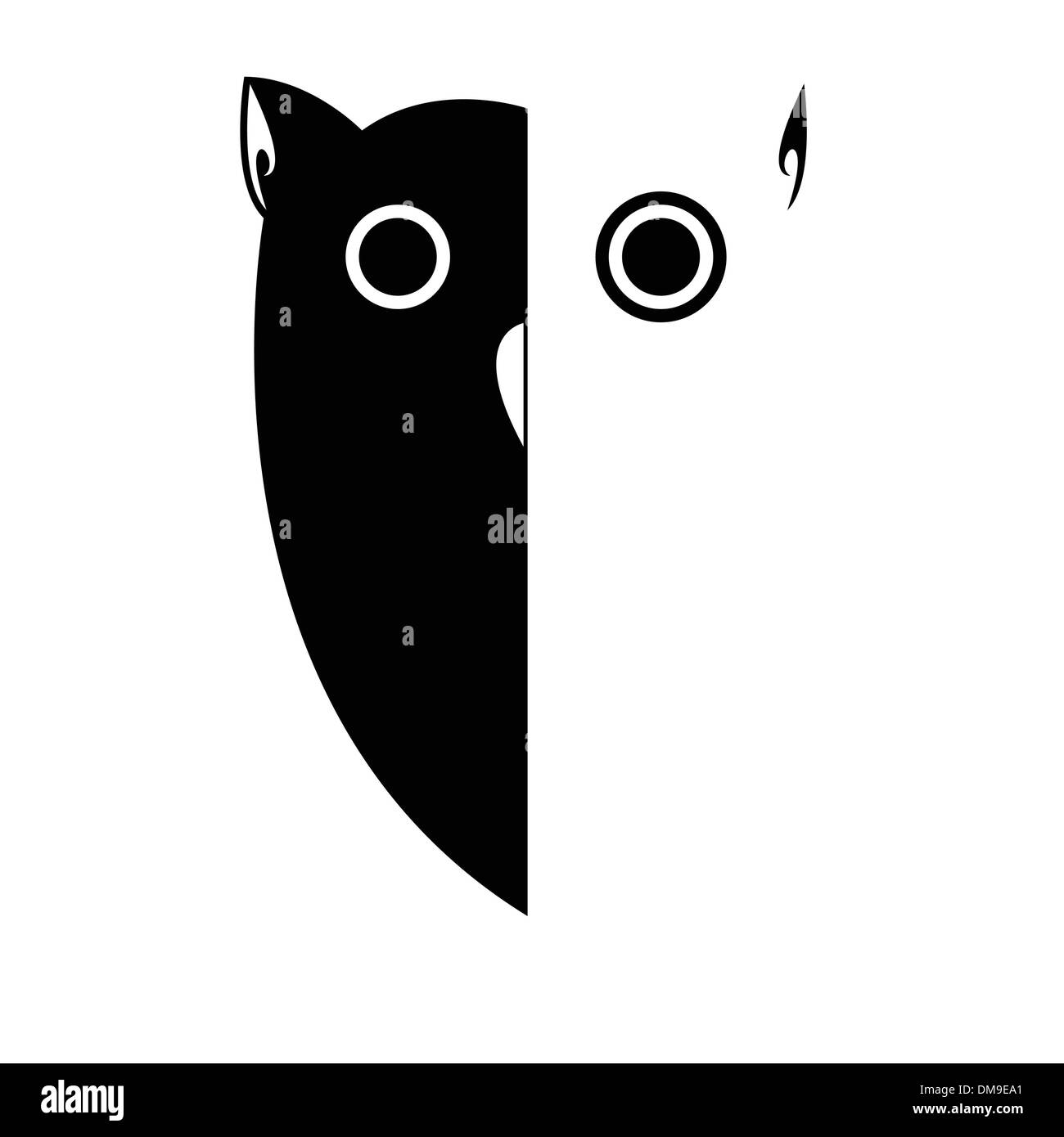 Night sale illustration Black and White Stock Photos & Images - Alamy