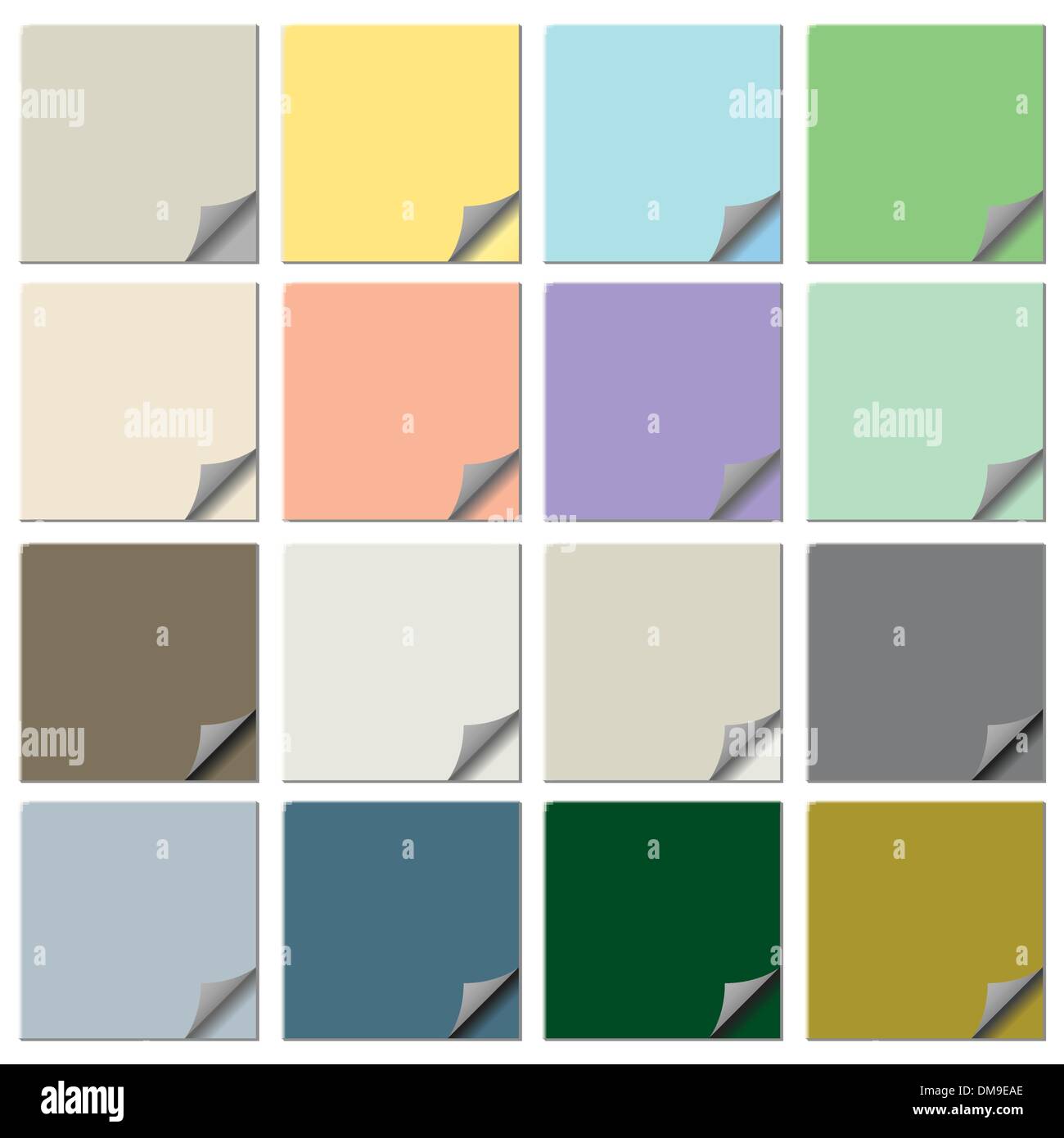 Work notes Stock Vector Images - Alamy