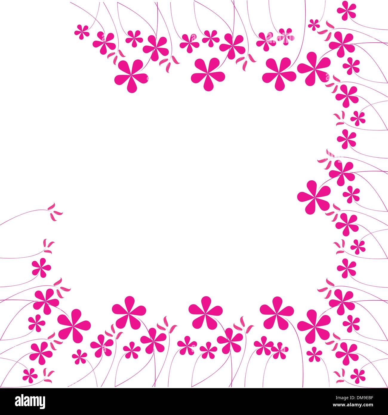 Foliage and flowers Stock Vector Images - Alamy