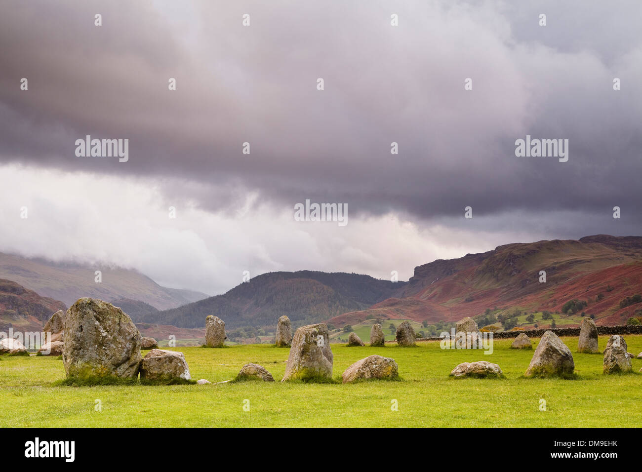 Castlerigg Stone circle near to Keswick in the Lake District national ...