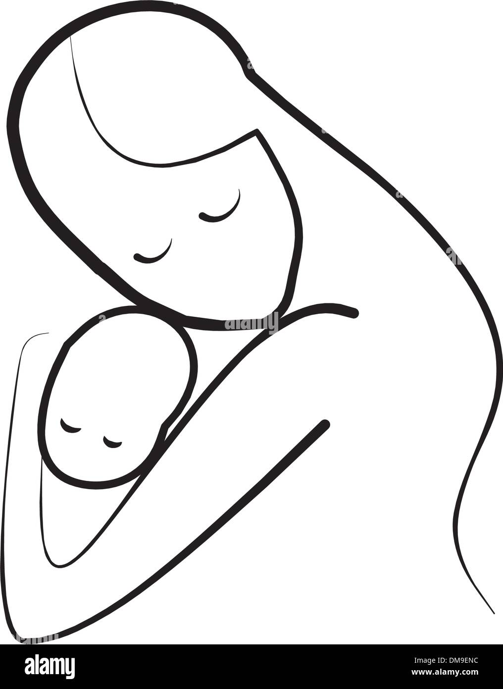 Holy mother of jesus Stock Vector Images - Alamy