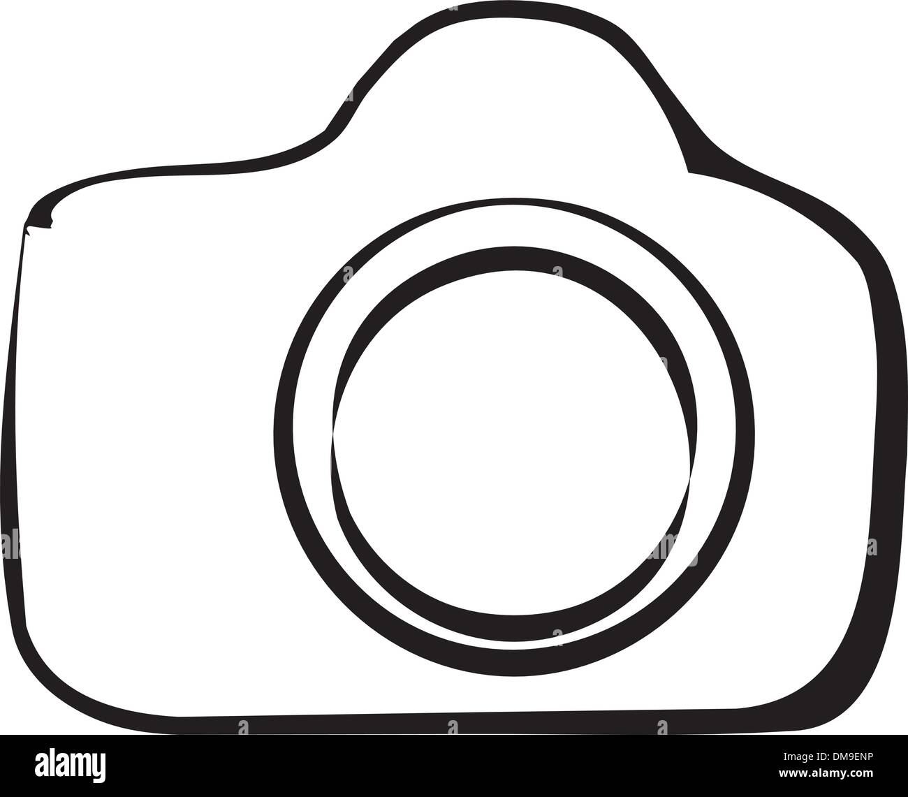 Isolated black camera Stock Vector Images - Alamy