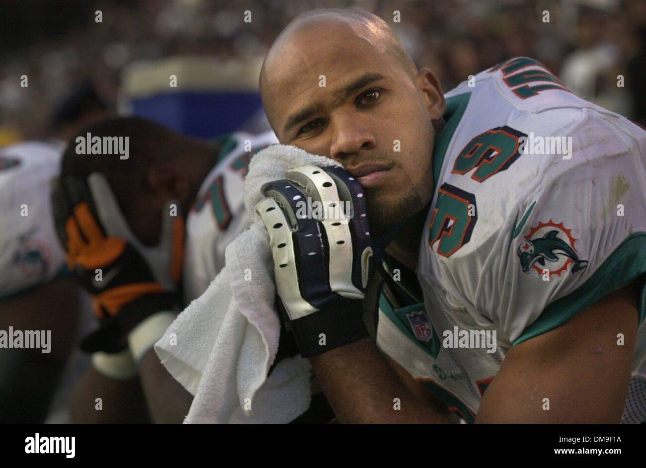 --Saturday, January 6, 2000, Oakland, Calif.--Jason Taylor, #99, of the ...