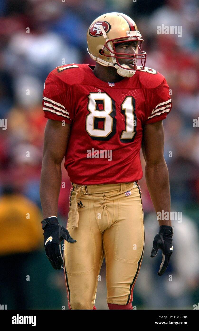 San Francisco 49ers Terrell Owens in a game agains the Miami Dolphins ...