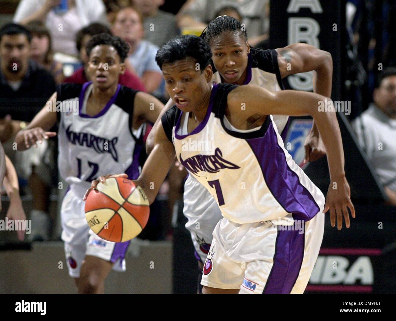 Monarch guard Lady Harmon starts a fast break in the first half of the ...