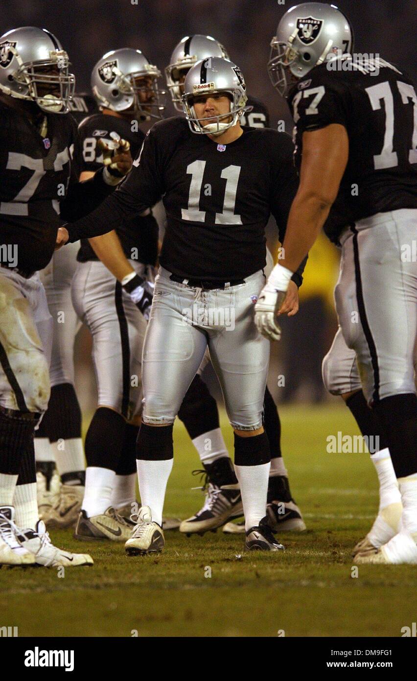 Oakland Raiders kicker Sebastian Janikowski after his second fieldgoal ...