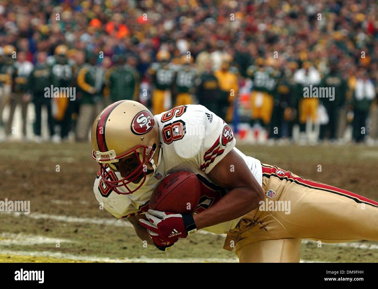San Francisco 49er wide reciever Tai Streets catches a touchdown in the ...