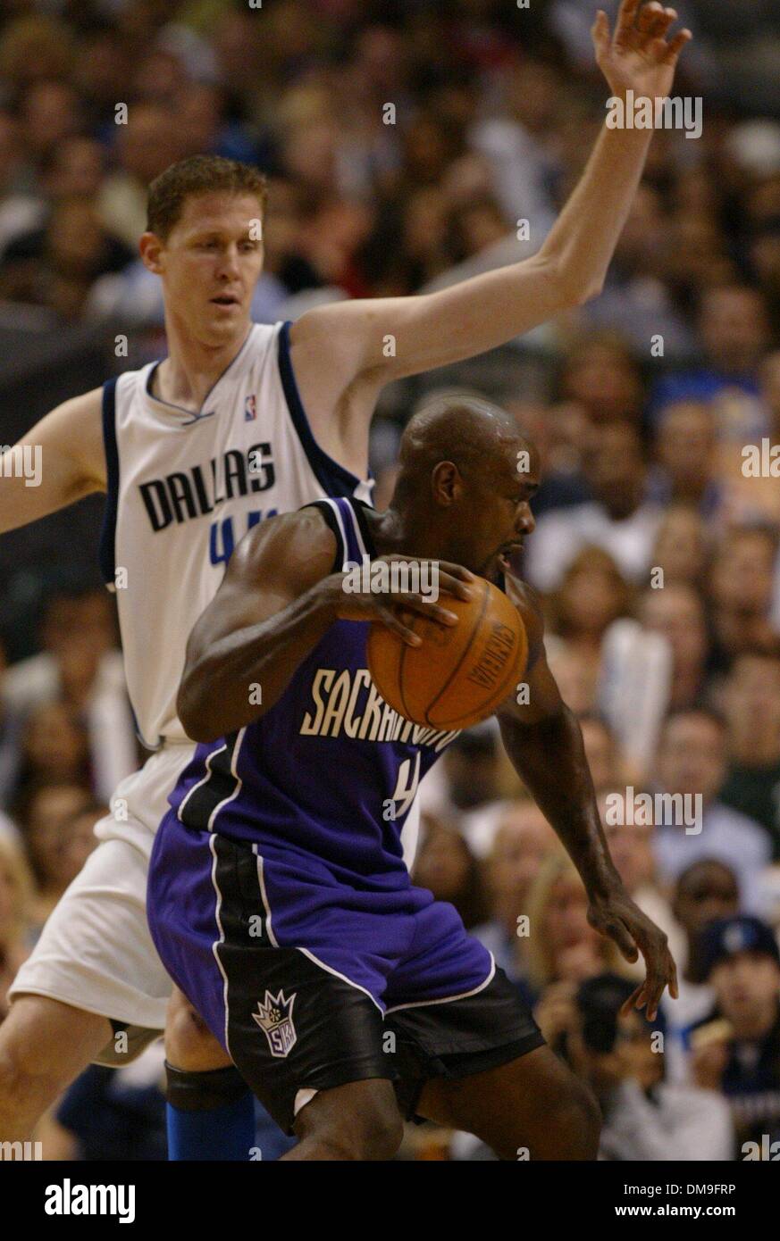 Chris Webber moves against Shawn Bradley in the firt quarter of game 1 ...