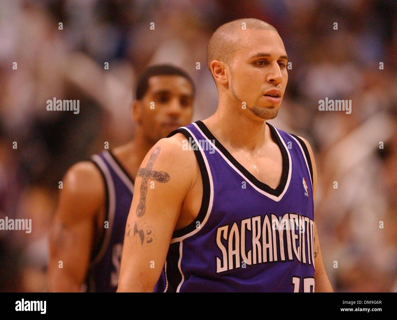 Mike Bibby and Jim Jackson realize that winning tonight is no longer p ...