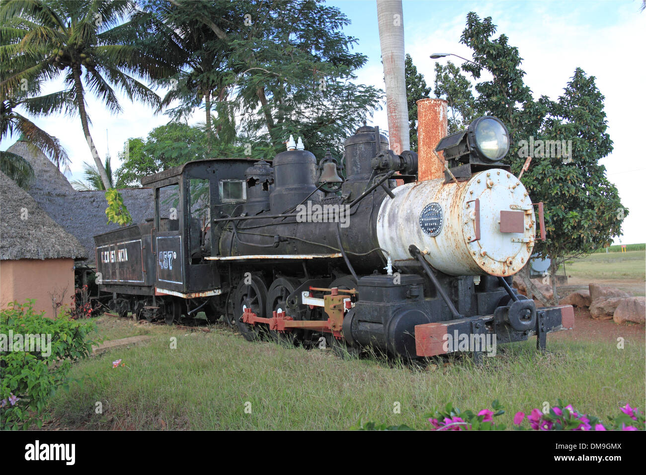 Old steam sugar train, Cienfuegos, Cienfuegos province, Cuba, Caribbean ...
