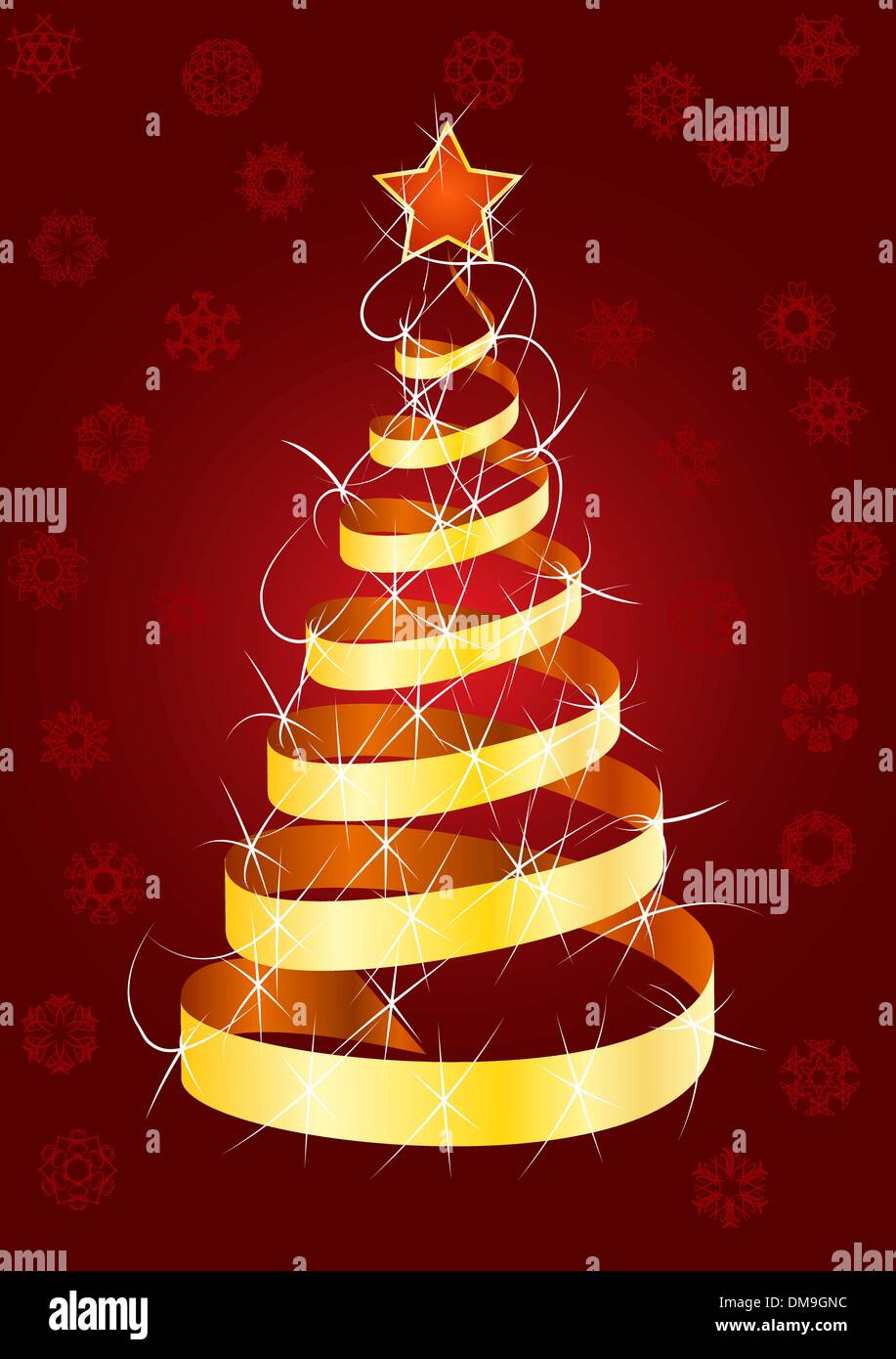 On sunny winter christmas Stock Vector Images - Alamy