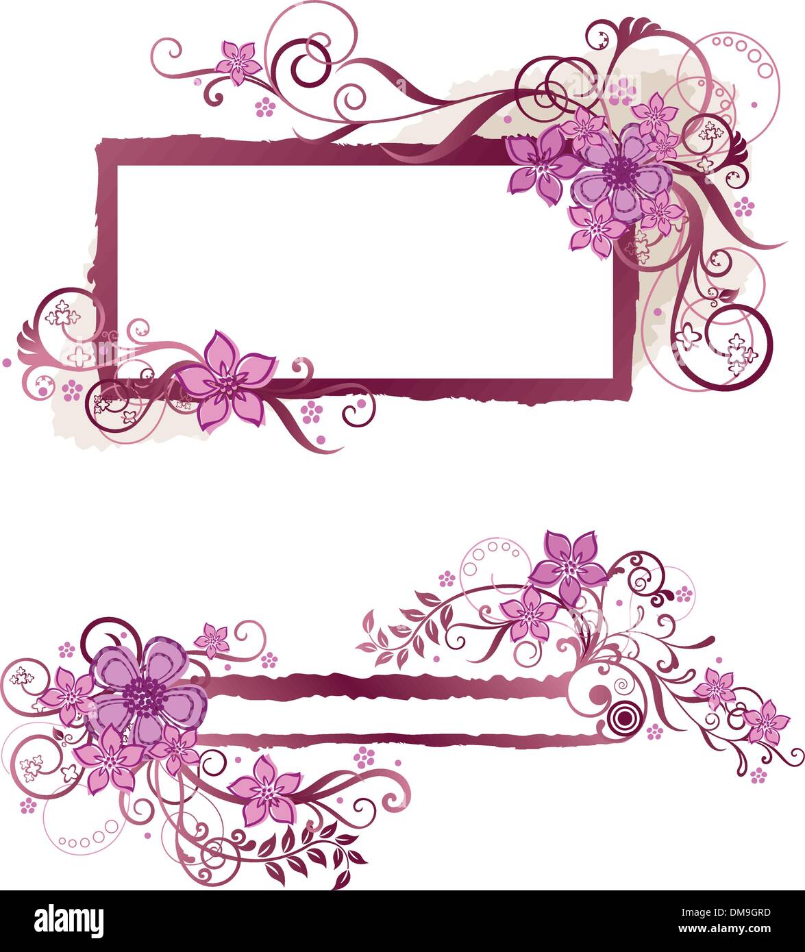 Banner creative frame border Stock Vector Images - Alamy