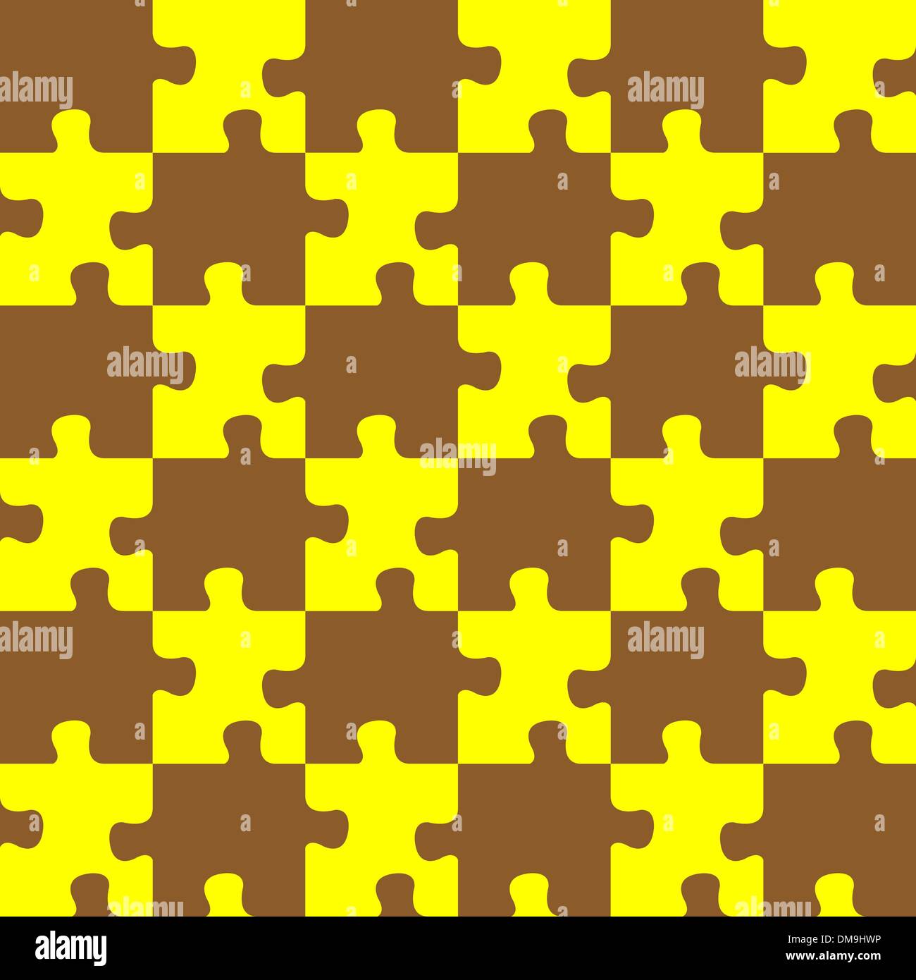 puzzle brown and yellow Stock Vector Image & Art - Alamy