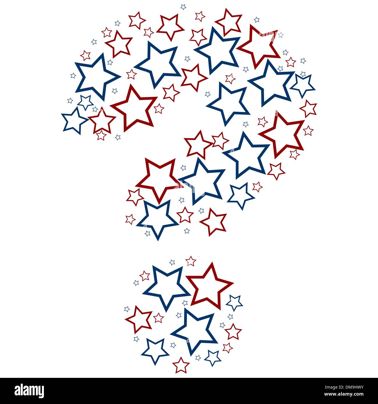 question mark stars Stock Vector Image & Art - Alamy