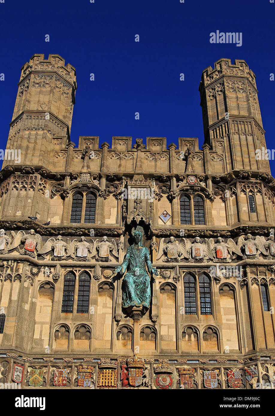 The Christ Church Gate at the south west entrance to Canterbury ...