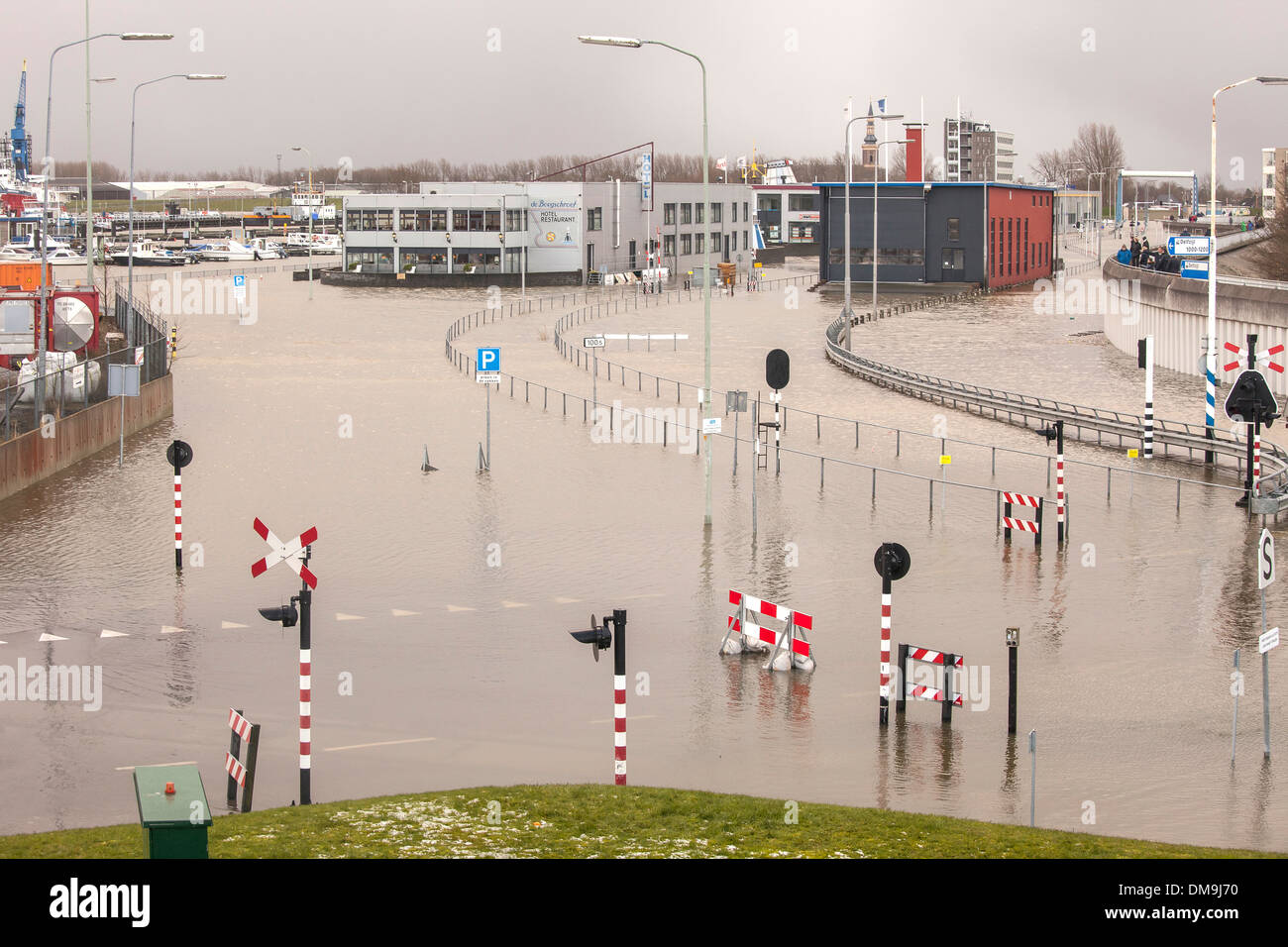 Flooded coastal town in the Netherlands Stock Photo - Alamy