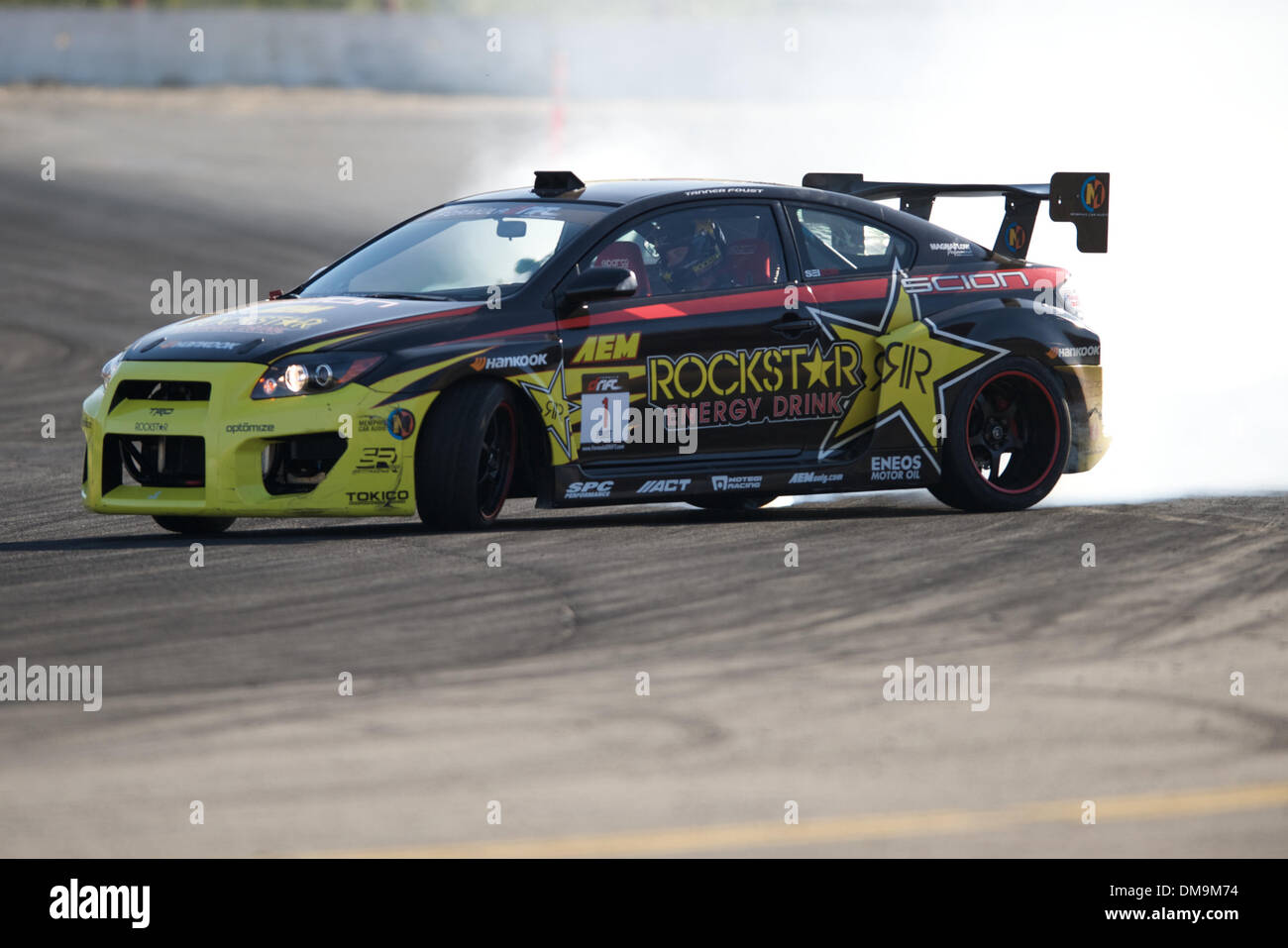 21 August 2009: Rockstar/Hankook driver Tanner Foust of Laguna Beach ...