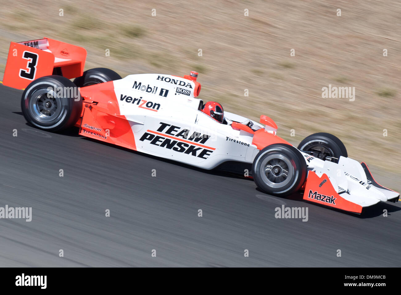 22 August 2009: Team Penske driver Helio Castroneves of Sao Paulo ...