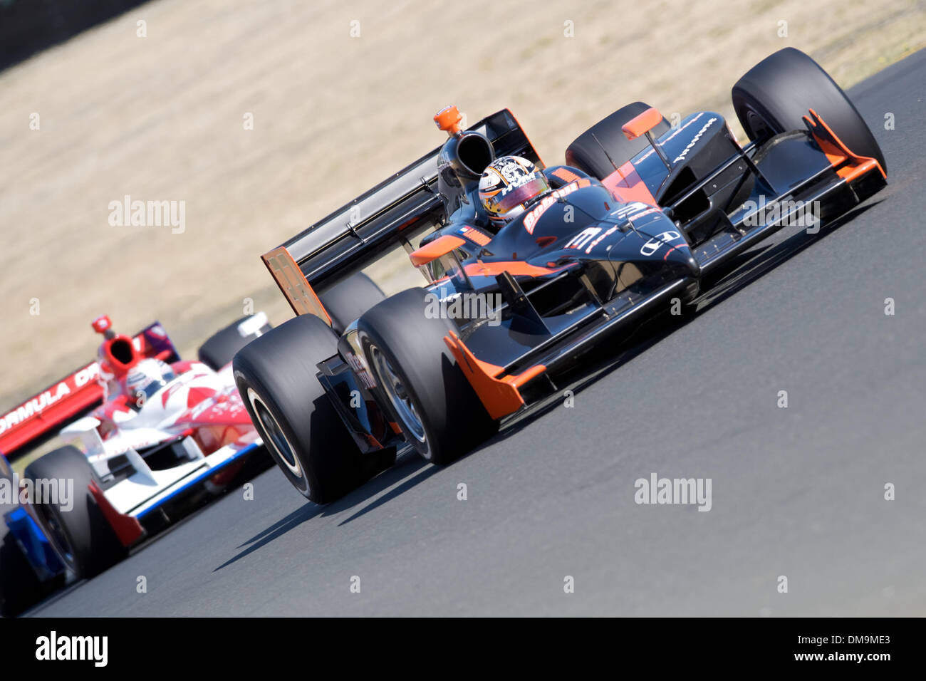 22 August 2009: HVM Racing driver Robert Doornbos of Rotterdam ...