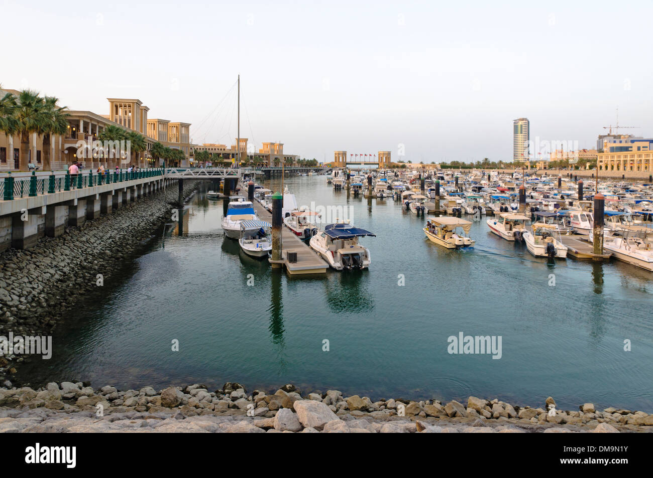 Sultan Mall with marina, Kuwait, Arabian pensinula, Western Asia Stock ...