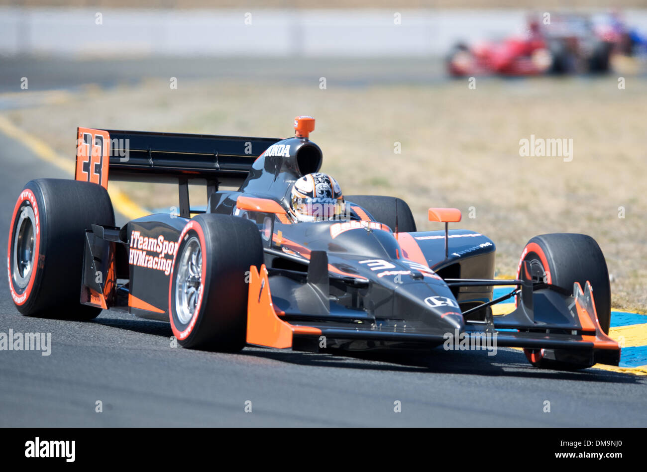 23 August 2009: HVM Racing driver Robert Doornbos of Rotterdam ...
