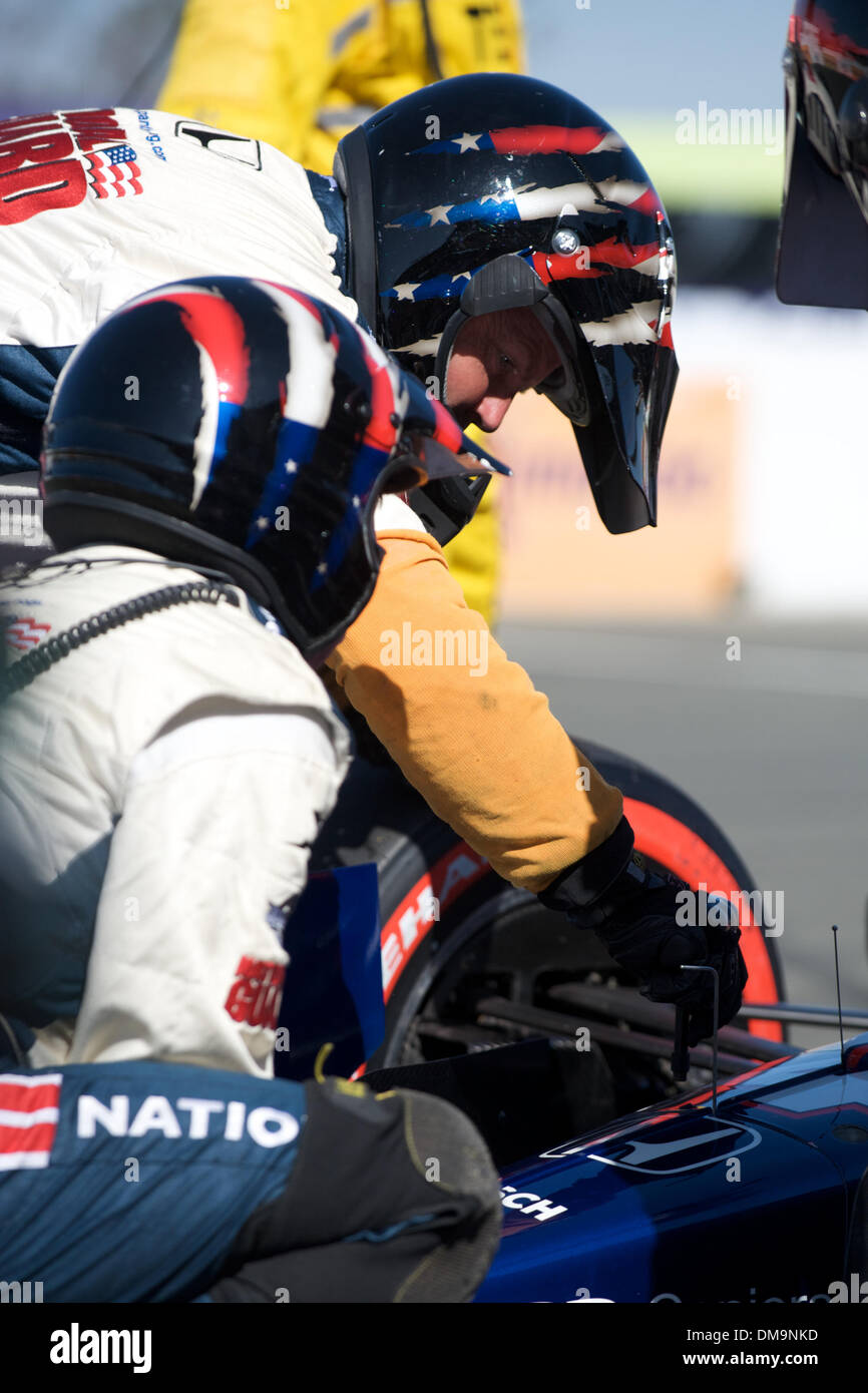 23 August 2009: Panther Racing driver Dan Wheldon of Emberton, England ...