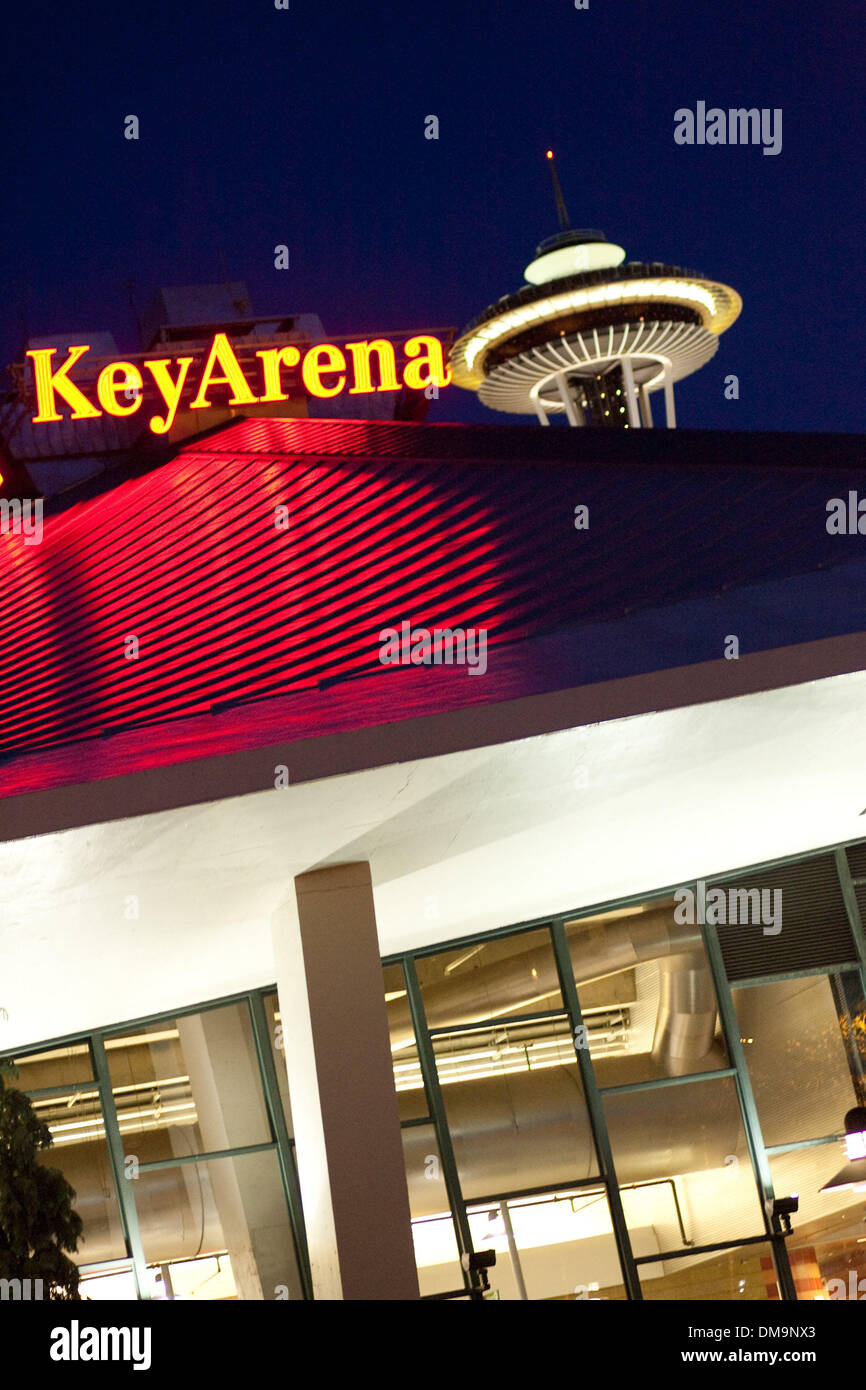 25 August 2009: Key Arena after the Seattle Storm 78-68 victory over ...